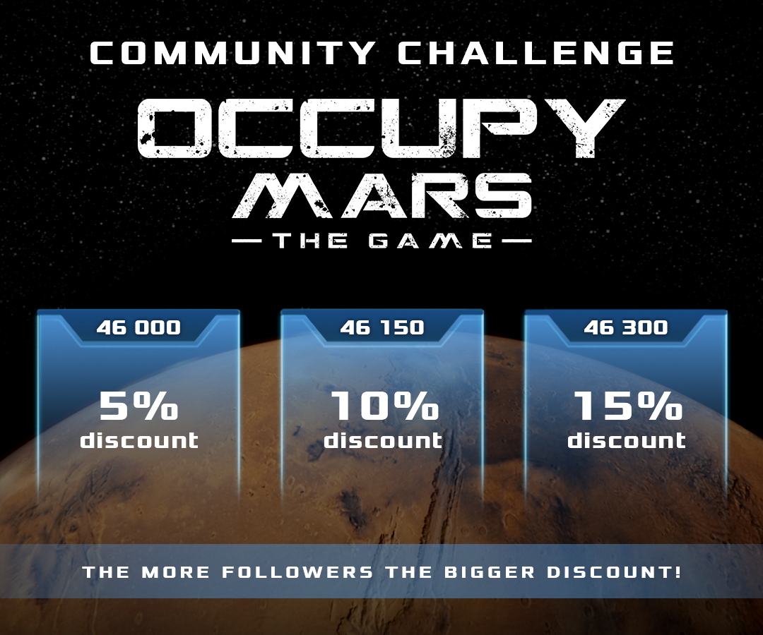 Occupy Mars DevLog #60: Community Challenge & How NOT to die on Mars – Pyramid Games